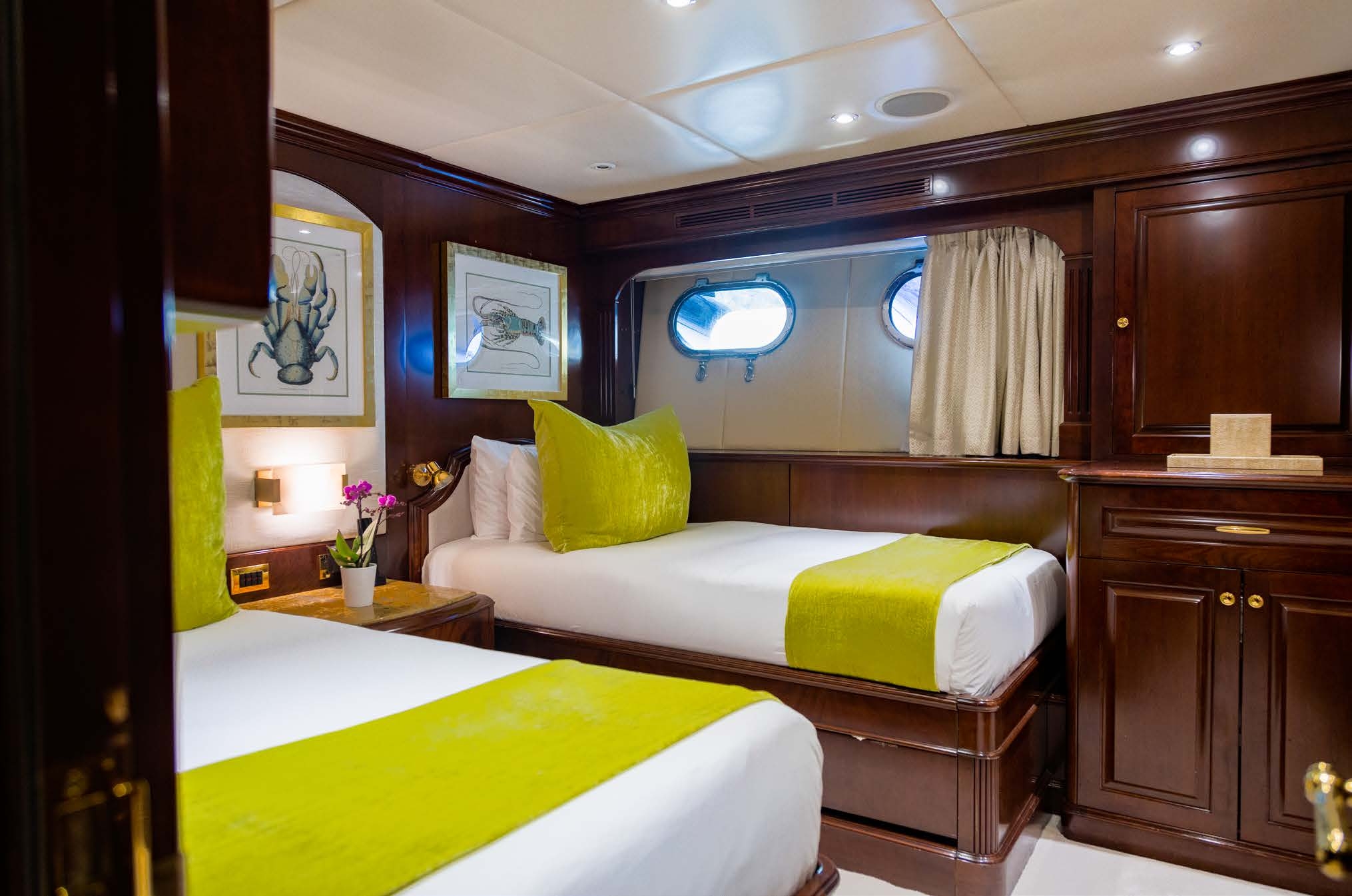 PURPOSE - Lower Deck Twin – Luxury Yacht Browser | by CHARTERWORLD Superyacht Charter